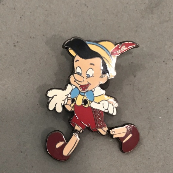 Disney | Accessories | Disney Pinocchio Pin With Swinging Legs | Poshmark